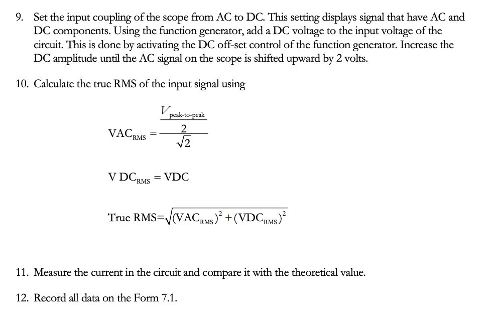 Solved Part A. AC measurements on an attenuator circuit The | Chegg.com
