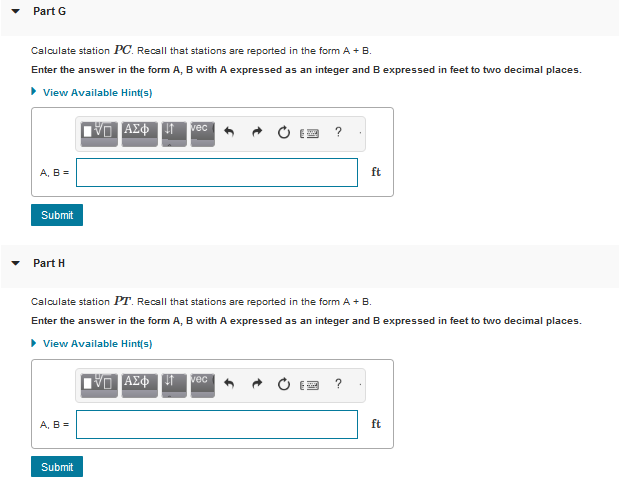 Solved A railroad curve has Dc=5∘00′,I=28∘00′, and PI | Chegg.com