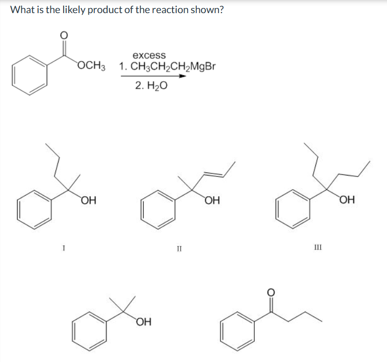 Solved What is the likely product of the reaction shown? | Chegg.com