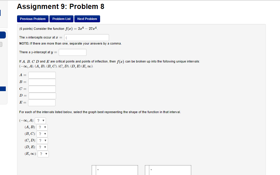 Solved Assignment 9 Problem 8 Previous Problem Problem List 2474