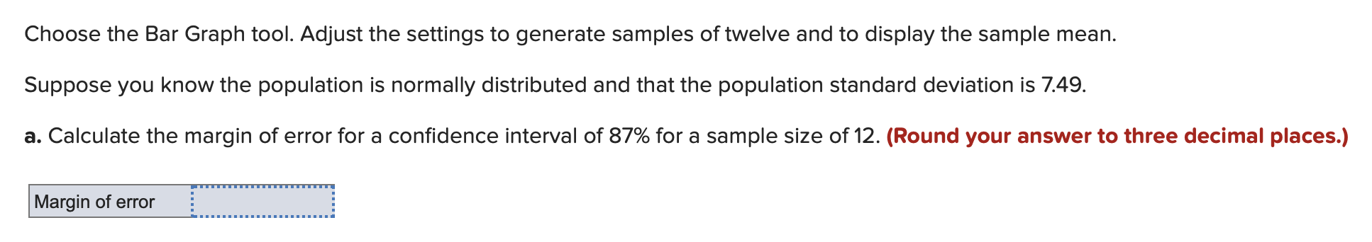 Solved Random Number Cluster: Confidence Intervals 2 (Algo) | Chegg.com