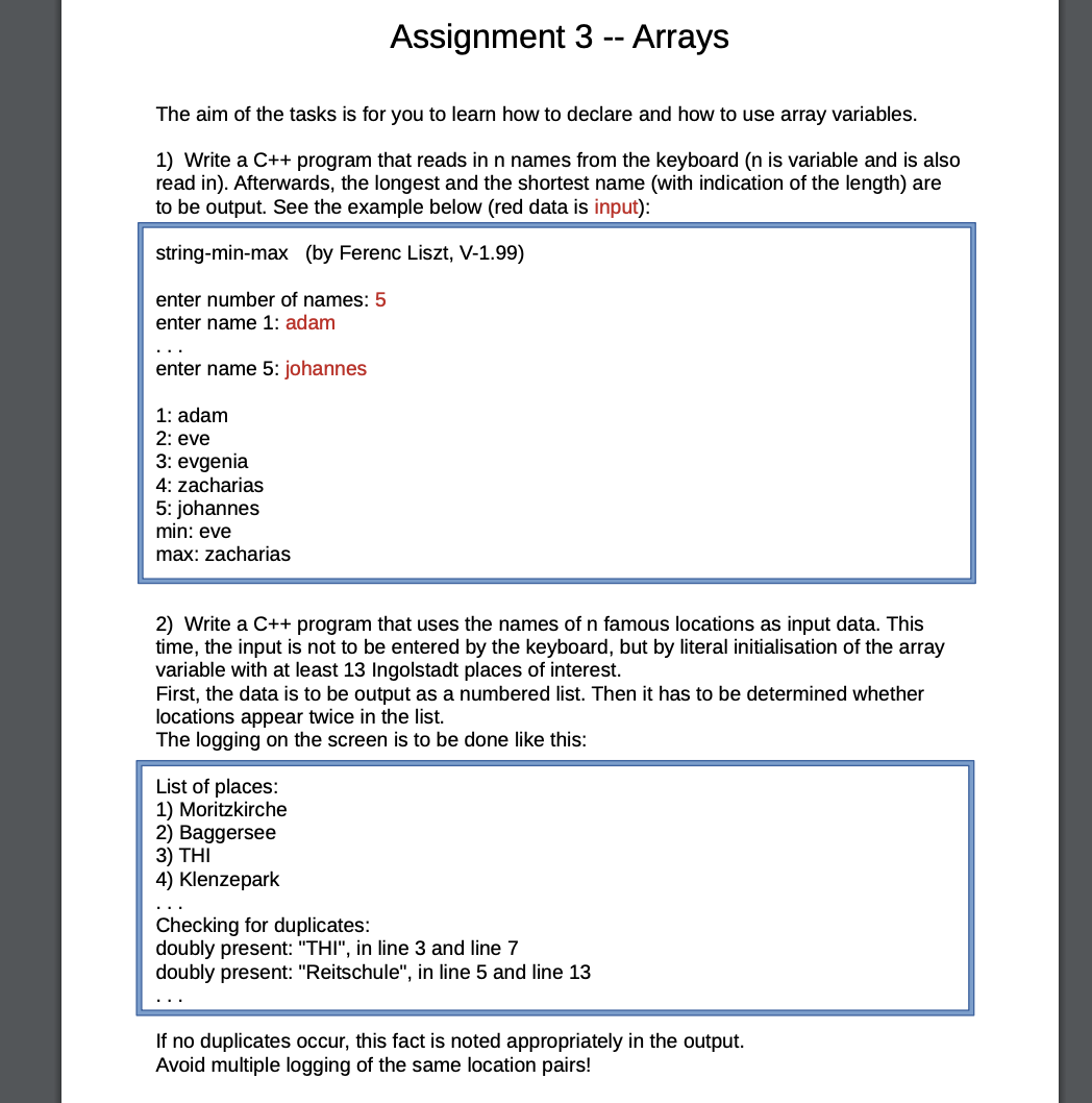 Solved The aim of the tasks is for you to learn how to | Chegg.com