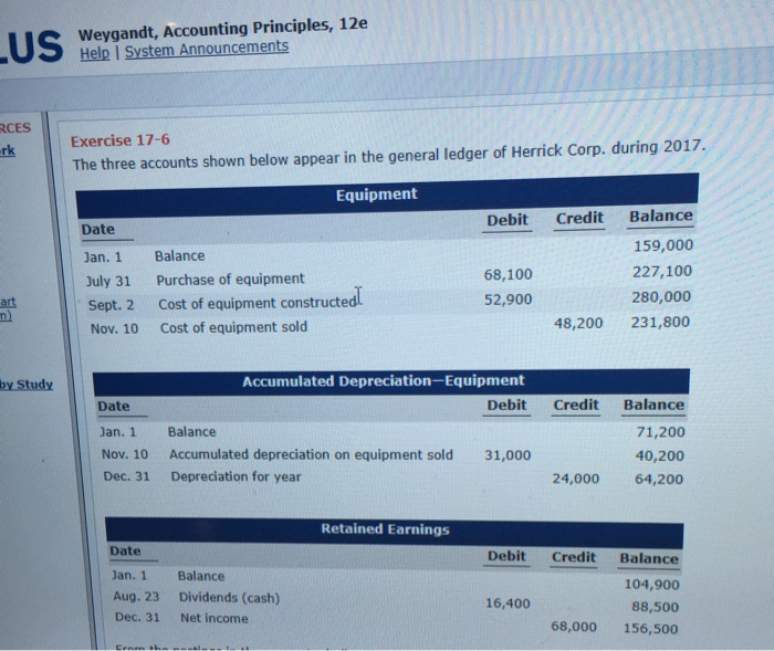 Solved Weygandt, Accounting Principles, 12e Help | System | Chegg.com