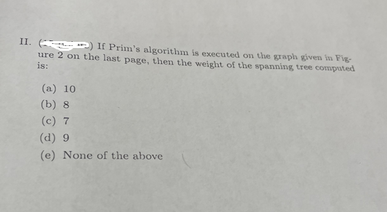 Solved E B Figure 1: The figure for problem 1 E 1 D 3 4 B | Chegg.com