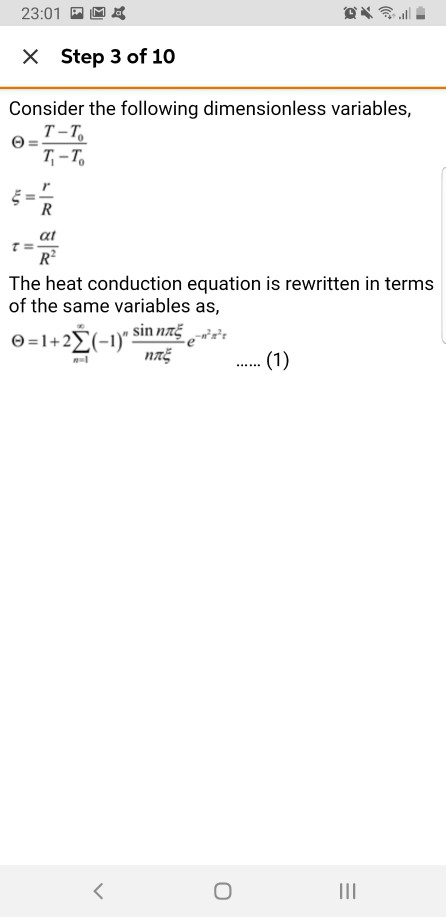 Solved how to change the dimensionless variables to the heat | Chegg.com
