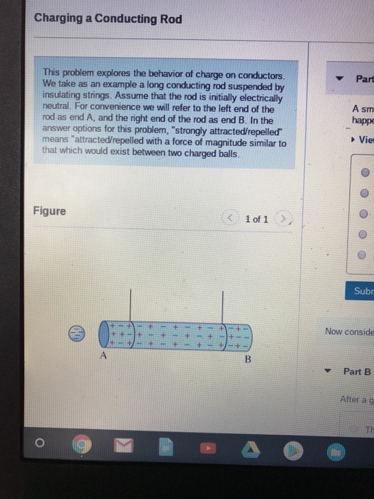 Solved Charging a Conducting Rod This problem explores the | Chegg.com