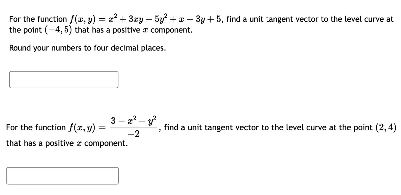 Solved For The Function F X Y X2 3xy−5y2 X−3y 5 Find A