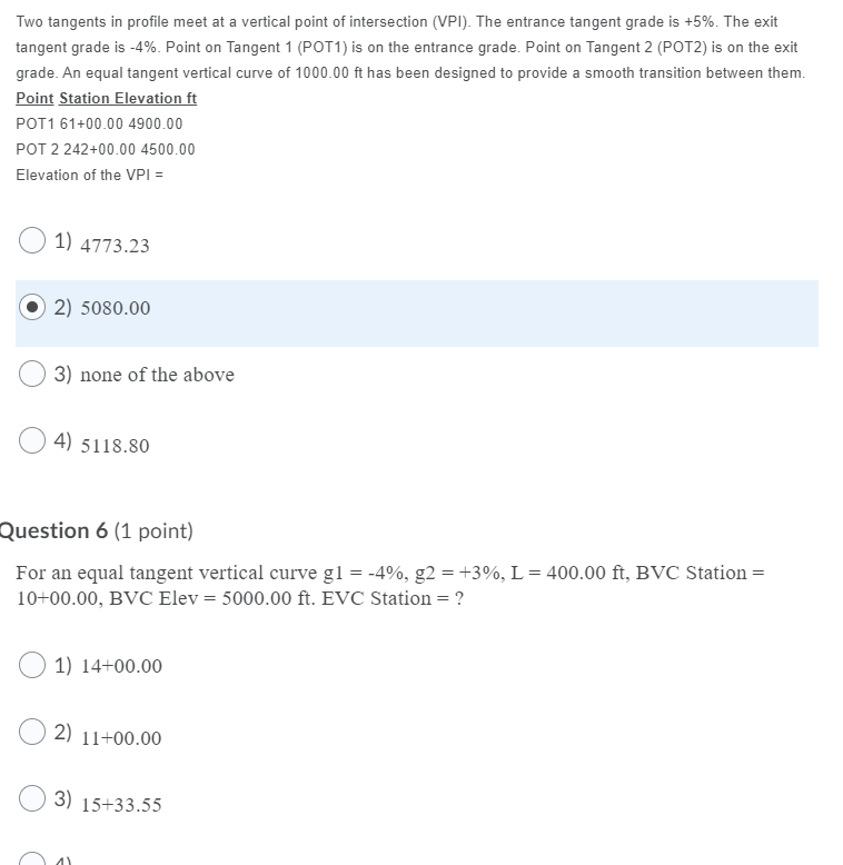 Solved Two tangents in profile meet at a vertical point of | Chegg.com