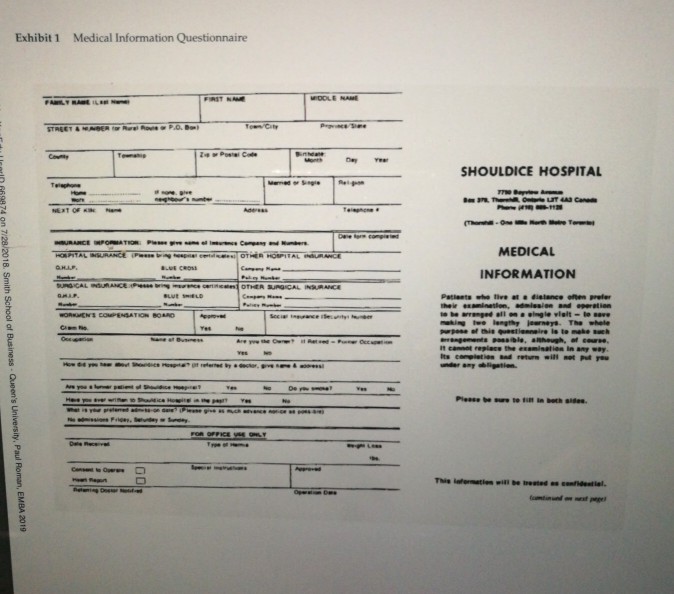 Solved Operations Management 1. How successful is Shouldice | Chegg.com