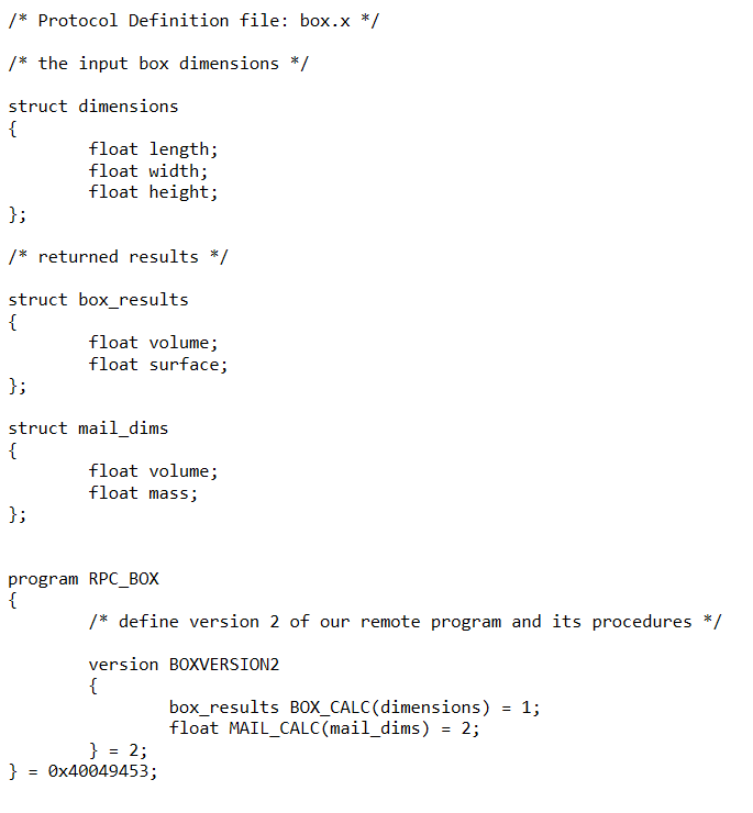 PART1:Using the protocol definition and example code | Chegg.com