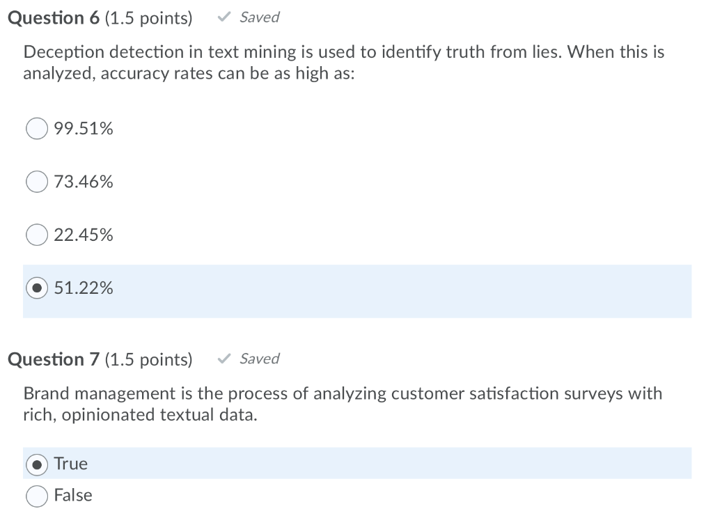 Question 1 (1.5 points) Saved Which topic below is | Chegg.com