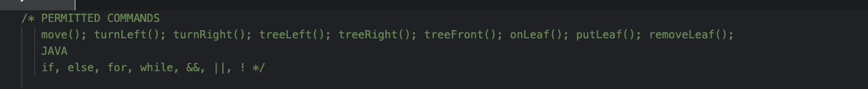Solved Clara starts in an empty world surrounded by trees | Chegg.com