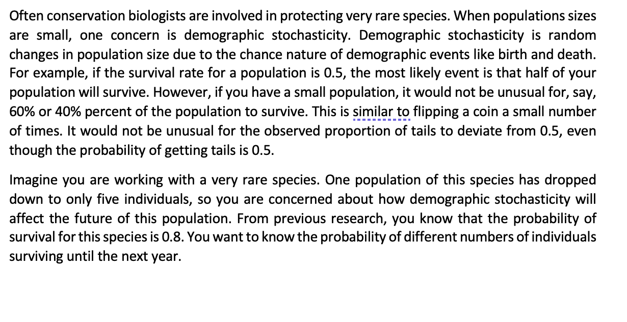 Solved Often conservation biologists are involved in | Chegg.com