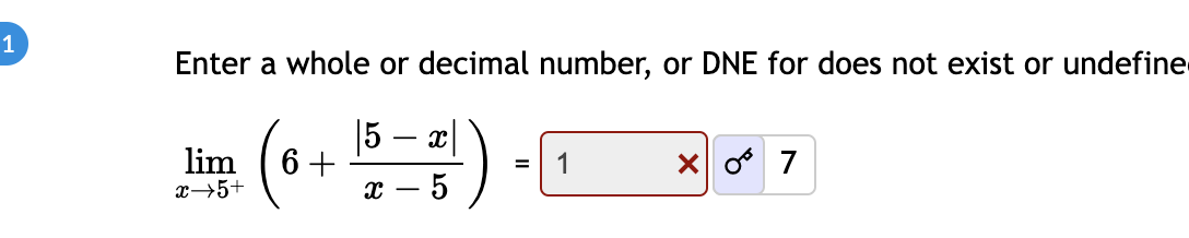 Solved Enter a whole or decimal number, or DNE for does not | Chegg.com