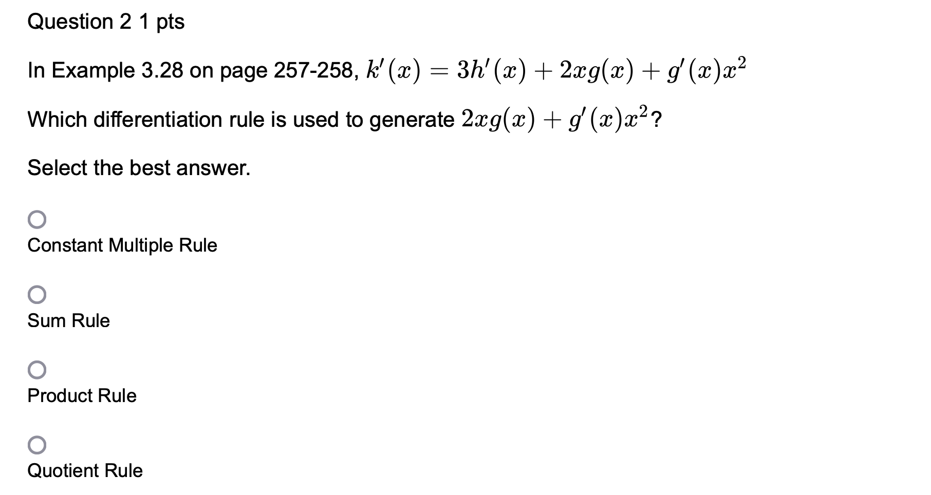 Solved Question 21 ﻿ptsIn Example 3.28 ﻿on page | Chegg.com