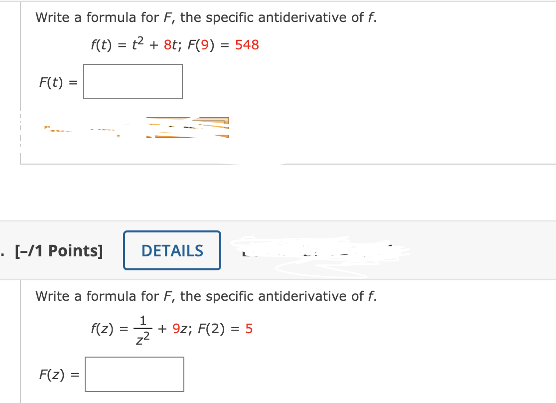 Solved Write a formula for F, the specific antiderivative of | Chegg.com