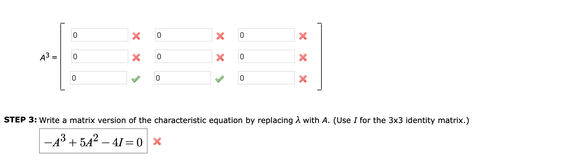 Solved The Cayley-Hamilton Theorem states that a matrix | Chegg.com