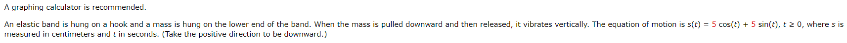 Solved A graphing calculator is recommended. measured in | Chegg.com