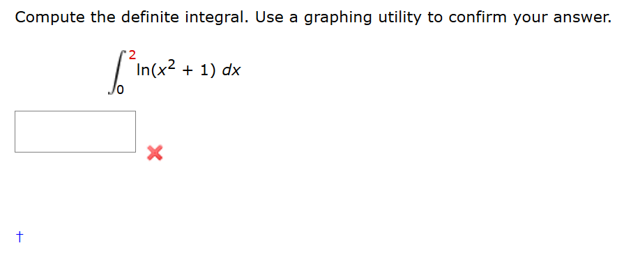 Solved Compute the definite integral. Use a graphing utility | Chegg.com