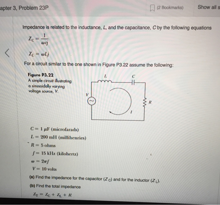 Solved (2 Bookmarks) Show all s apter 3, Problem 23P | Chegg.com