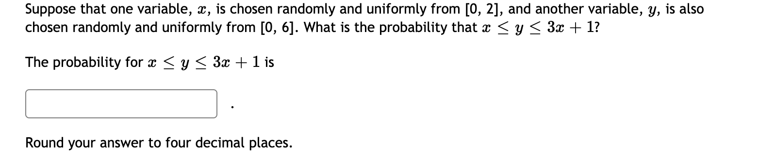 Solved Suppose That One Variable X Is Chosen Randomly And 2641