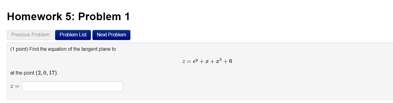 Solved Homework 5: Problem 1 Previous Problem Problem List | Chegg.com