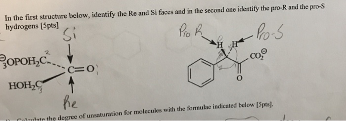 Solved In the first structure below, identify the Re and Si | Chegg.com