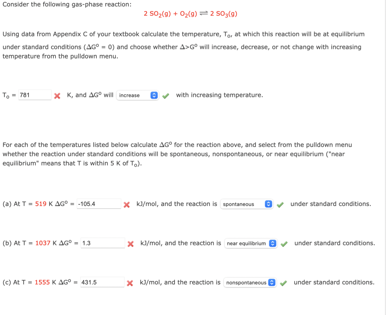 Solved Consider the following gas-phase | Chegg.com