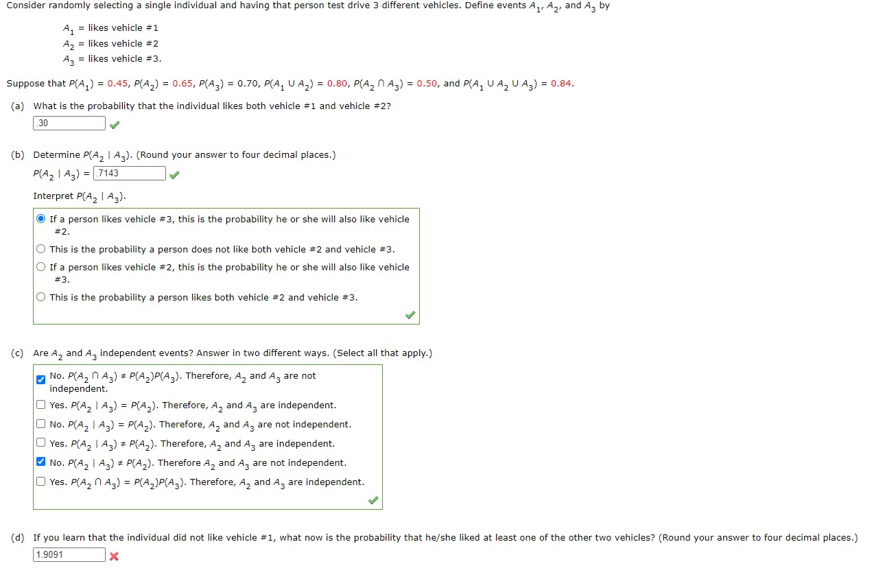 Solved Consider randomly selecting a single individual and | Chegg.com