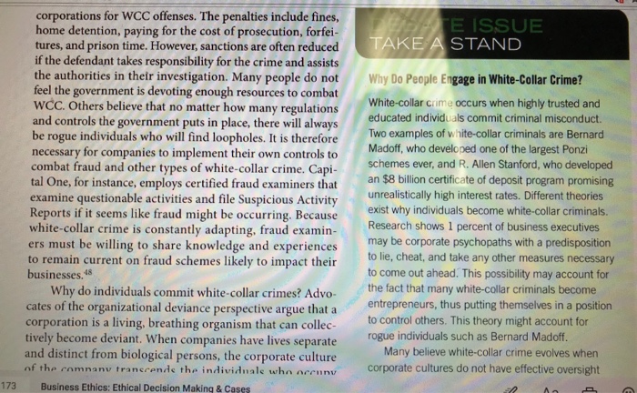 Solved Take a stand and justify your answer. Why do you | Chegg.com