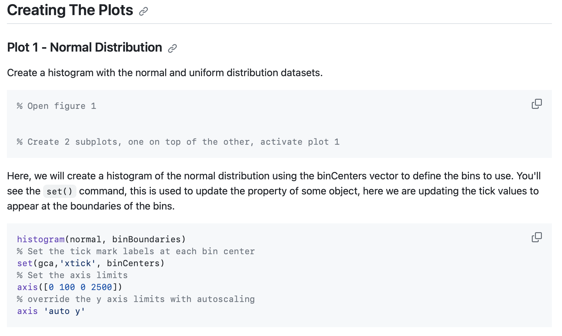 Solved Using the randn( ) function to create a row vector of | Chegg.com