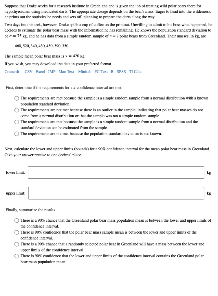 Solved Suppose that Drake works for a research institute in | Chegg.com