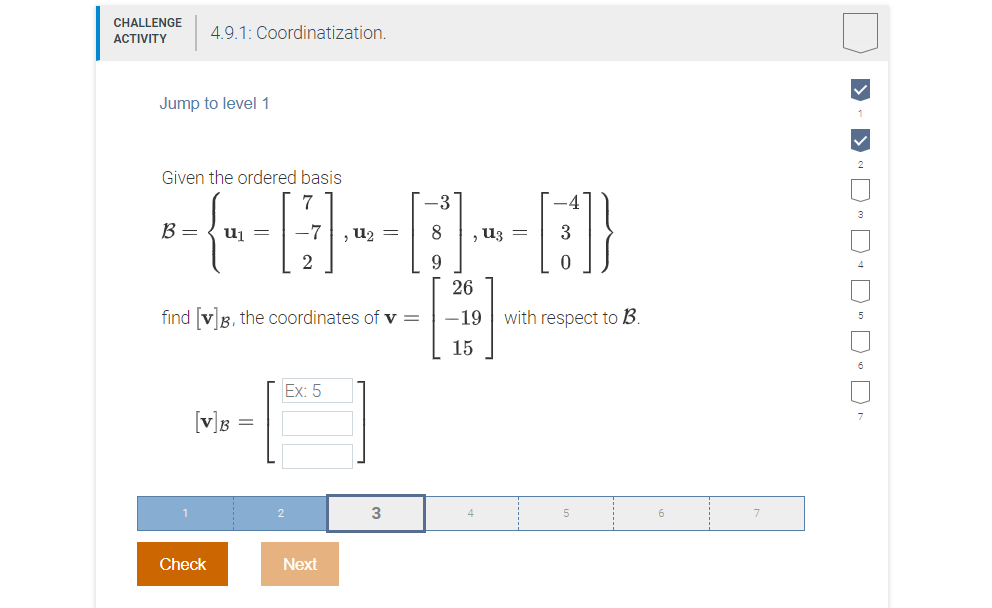 Solved CHALLENGE ACTIVITY 4.9.1: Coordinatization.