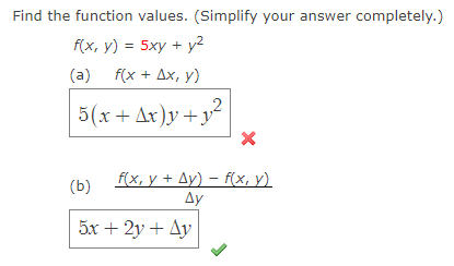 Solved Find the function values. (Simplify your answer | Chegg.com