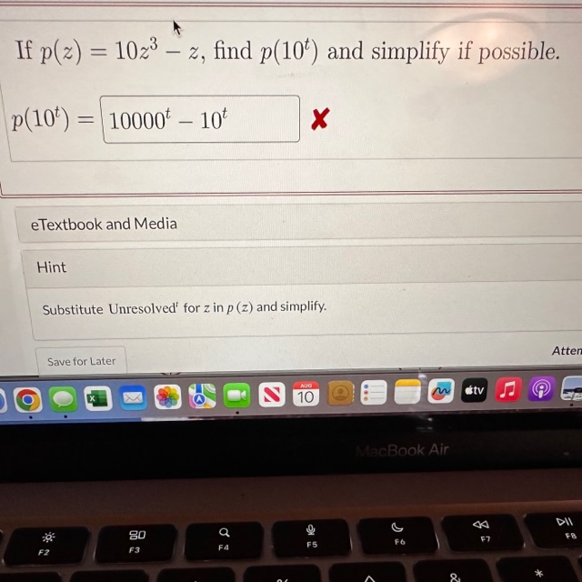 Solved If \\( p(z)=10 z^{3}-z \\), find \\( | Chegg.com