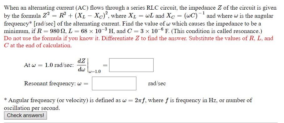 Solved When an alternating current (AC) ﻿flows through a | Chegg.com