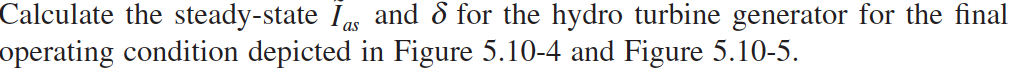 Solved Figure 5.10-4. Dynamic performance of a hydro turbine | Chegg.com
