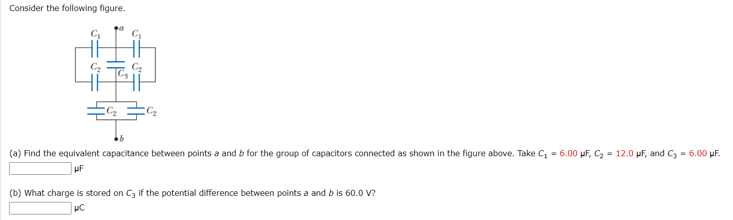 Solved Consider the following figure. a 61 C C C2 C2 (a) | Chegg.com