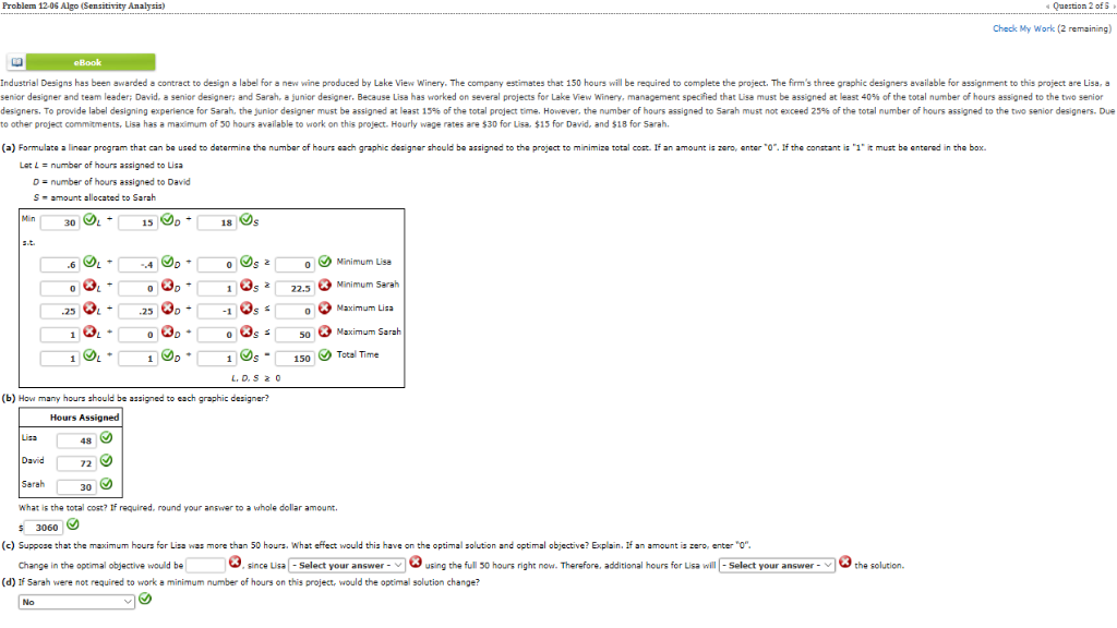 Solved Industrial Designs has been awarded a contract to | Chegg.com