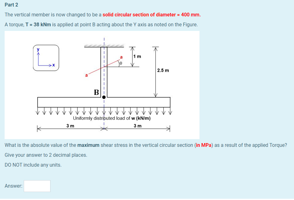 Solved Problem 8 Part 1 A built-up structure hanging from | Chegg.com