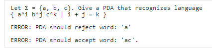 Solved Ensure your PDA is simplified, using string '$' as a | Chegg.com