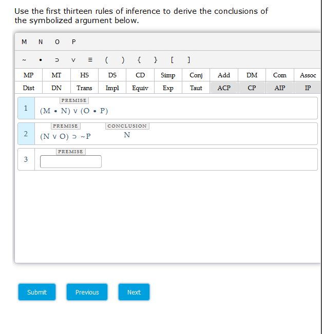 Solved Use the first thirteen rules of inference to derive | Chegg.com