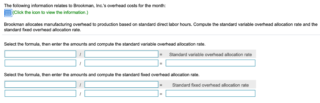 Solved i Data Table $ 7,800 Static budget variable overhead | Chegg.com