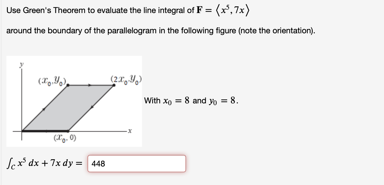 Solved Use Green's Theorem to evaluate the line integral of | Chegg.com