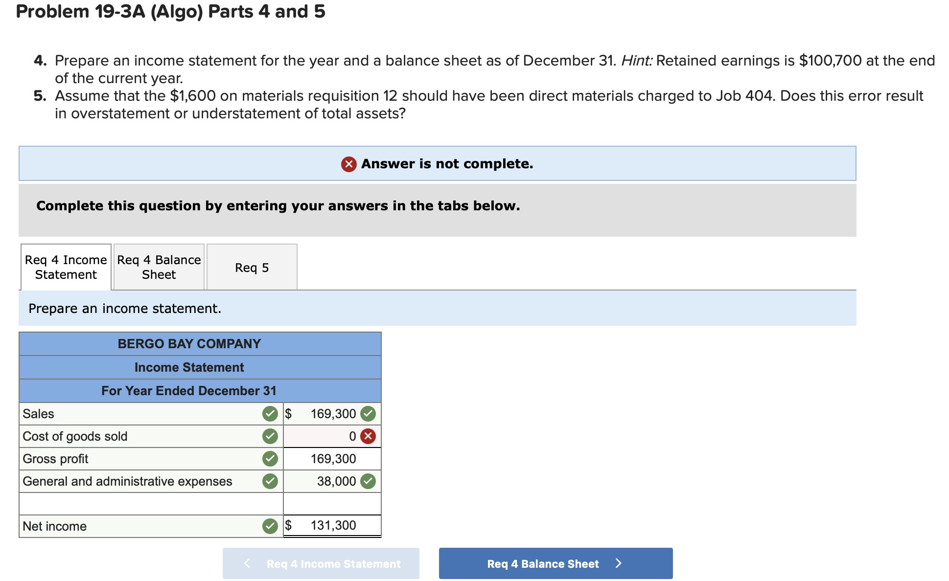 Solved Problem 19-3A (Algo) Computing and recording job | Chegg.com