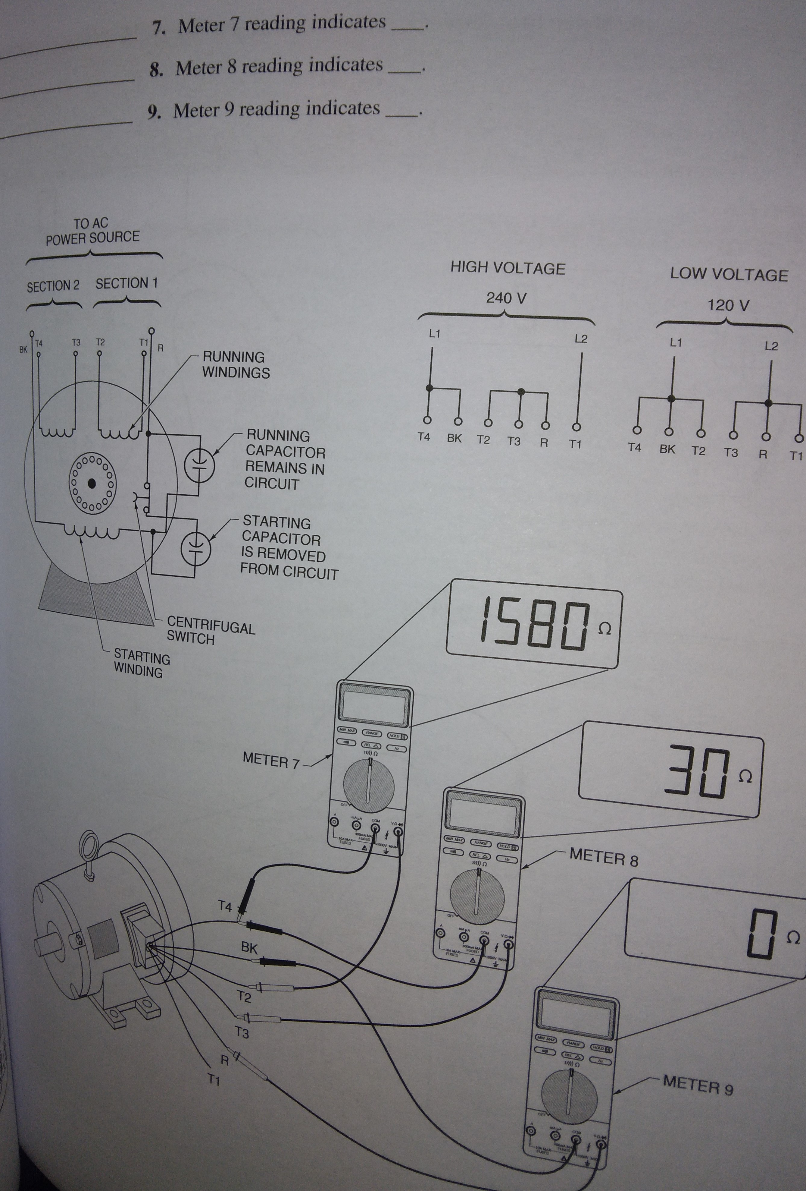 Solved 7. Meter 7 reading indicates 8. Meter 8 reading | Chegg.com