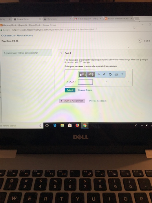 Solved MastingPhyskcs Chapter 28-Physical Optics Google | Chegg.com