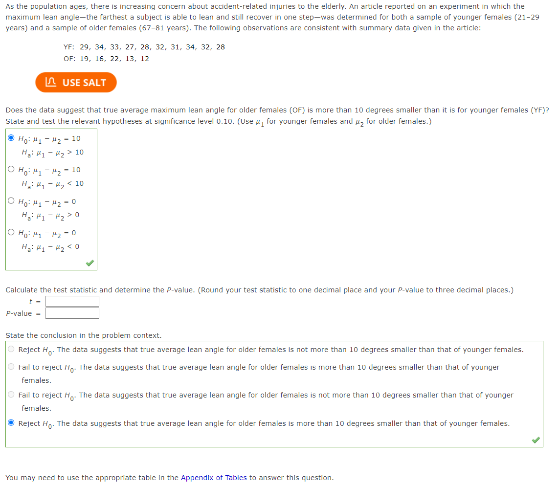 Solved As the population ages, there is increasing concern | Chegg.com