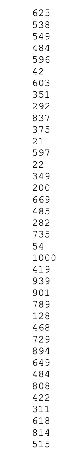 Solved This program will read a file of numbers (number.txt) | Chegg.com