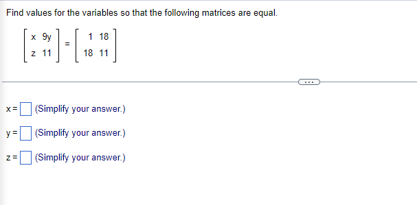 Solved Write the system of linear equations represented by | Chegg.com